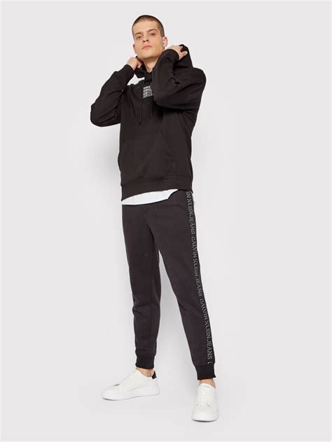 Calvin Klein Jeans Jogginghose J30j318595 Schwarz Regular Fit Modivo De