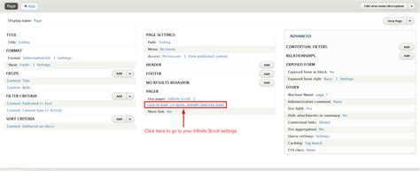 create infinite scroll pages using views infinite scroll in drupal