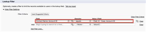 create lookup filters unit salesforce trailhead