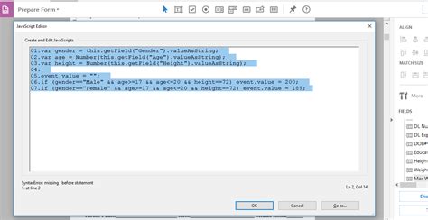 38 acrobat javascript populate field javascript nerd answer