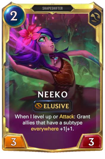 Leveled Neeko Legends Of Runeterra Card Runeterrafire
