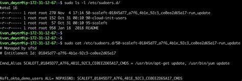 how to enforce least privilege access on linux servers using sudo okta