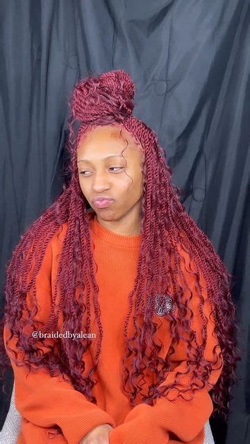 Bohemian Twist Braids By Dallas Braider Small Waist Length Knotless Style