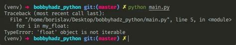 typeerror float object is not iterable in python [fixed] bobbyhadz