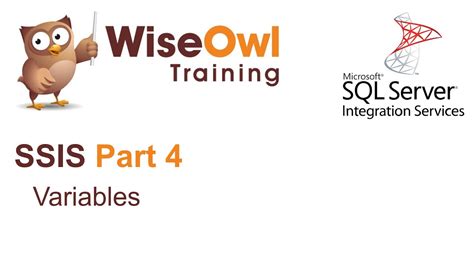 sql server integration services ssis part 4 variables youtube