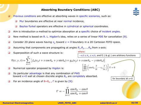 Ppt Absorbing Boundary Conditions Abcs 2 Sessions 1 Task