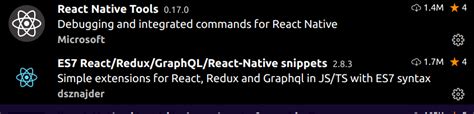 reactjs how to get vscode to recognize react native destructured