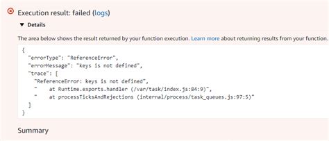 javascript aws sdk in lambda function stack overflow