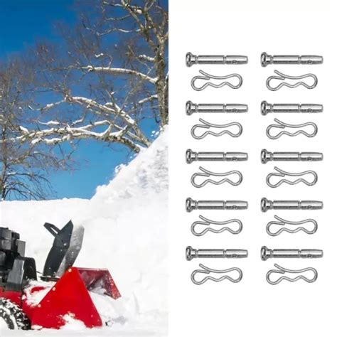 Heavy Duty Shear Pins And Cotter Pins Set For Troy Bilt Snowblower