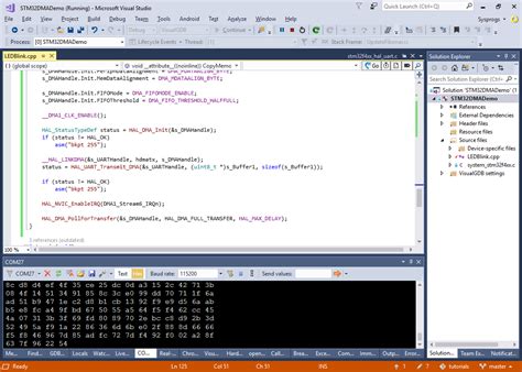 using the dma controller on stm32 devices visualgdb tutorials