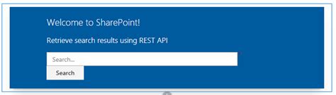 sharepoint framework retrieve search results