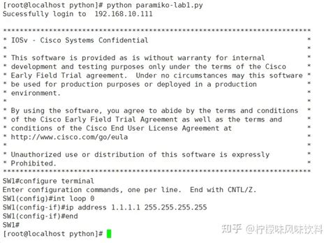 Python自动化运维—paramiko实验（思科） Python 运维cisco Csdn博客