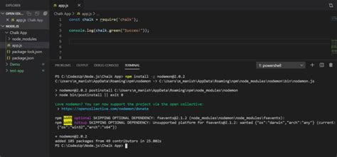 nodemon library global npm modules in node js codez up