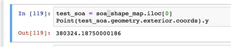 python extracting longitude and latitude from shapefile