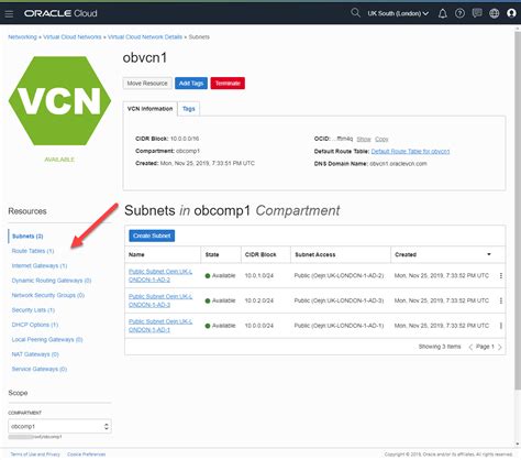 oracle base oracle cloud infrastructure oci create a virtual