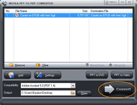 convert ppt to pdf for free