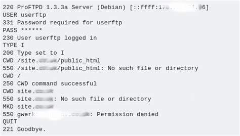 proftpd permission denied how to resolve
