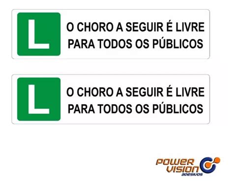 2 Pares Adesivos O Choro É Livre Para Todos Os Públicos Mercadolivre