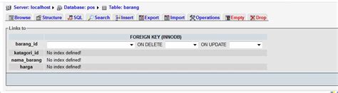 Php How To Make Myisam Type Relation View Ini Phpmyadmin Stack