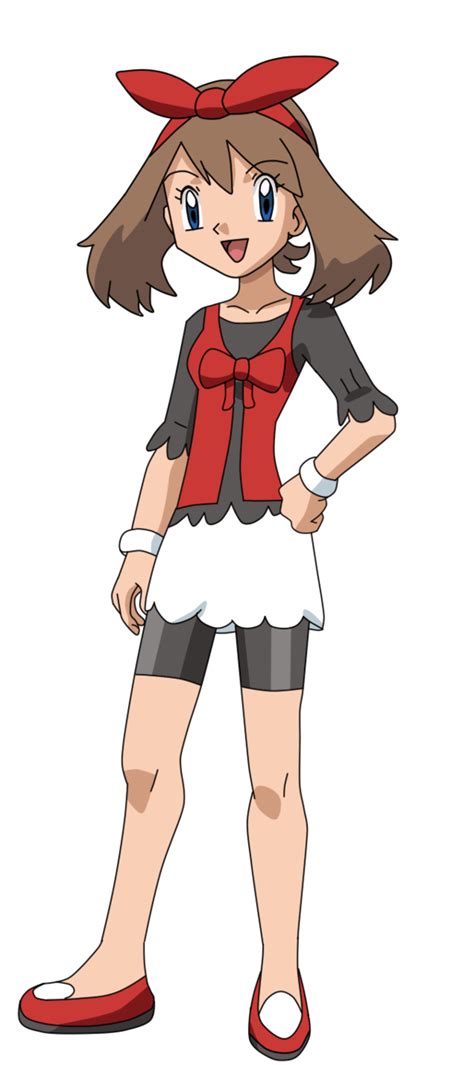 Pkmn Fan Artwork Mays 20 Anniversary Outfit By Aquamimi123