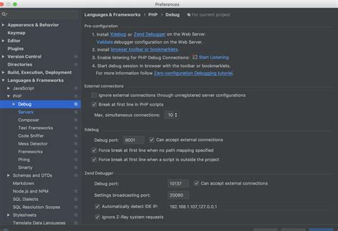 macos xdebug phpstorm don t stop breakpoint stack overflow