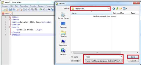 cara membuat dan menjalankan file html untuk pertama kali struktur web