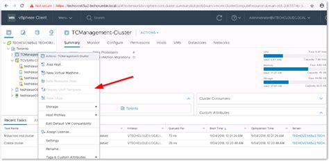 this version of vcenter server does not support deploy ovf template