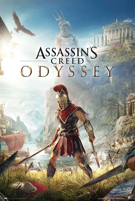 Poster Quadro Assassins Creed Odyssey One Sheet Posters De Parede