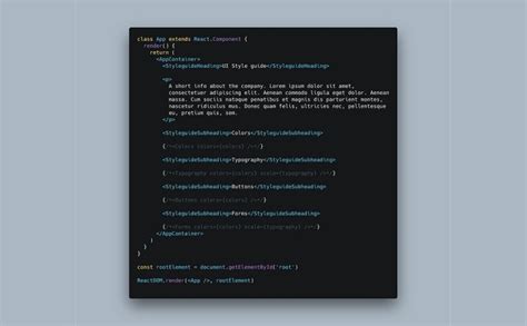 how to build a great style guide with react and styled components pt 1