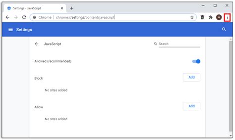 How To Disable Javascript In Chrome