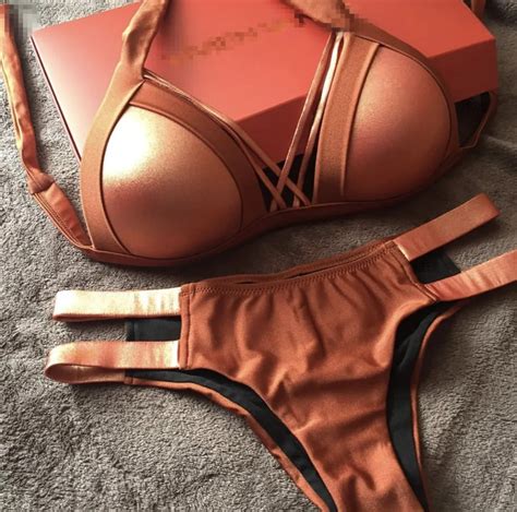 Qi Dian Sexy Push Up Bandage Bikini 2018 Hot Swimwear Women Bathing