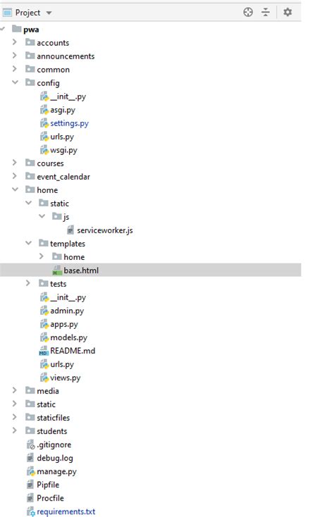 heroku app modulenotfounderror no module named ‘pwa python