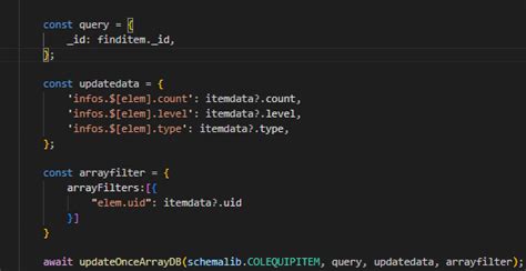 how to update array in schema working with data mongodb developer