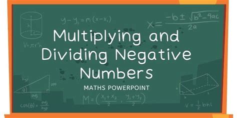 Multiplying And Dividing Negative Numbers Ilmbank