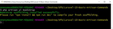 laravel artisan commands to know in laravel geeksforgeeks