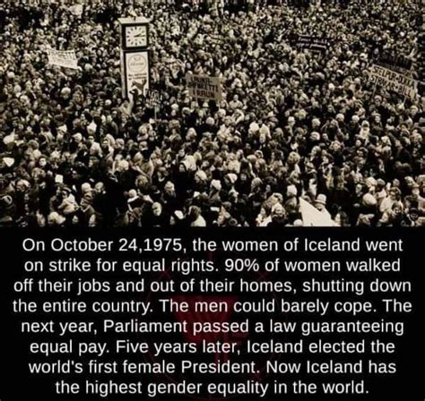 The Sheer Determination Of The Women Of Iceland Reflects Even After 45