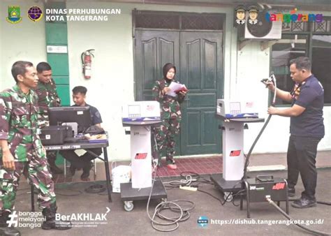 Lakukan Uji Emisi Gratis Kolaborasi Dishub Dan Kodim 0506 Dorong