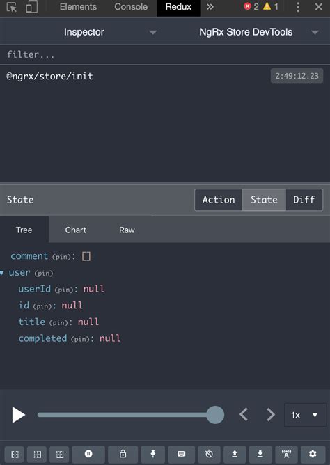 angular ngrx how to view object from the store in my