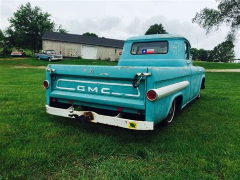 1959 Gmc Rare Apache Fleetside Truck Gmc Pickup Ratrod Patina Hotrod