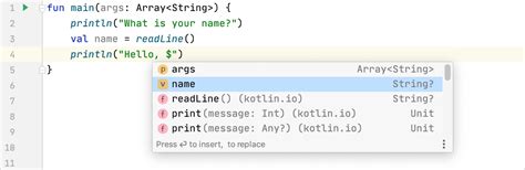 tutorial create your first kotlin application help intellij idea