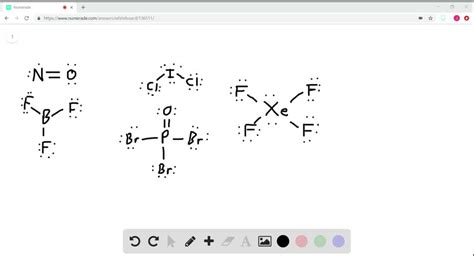 Solved Draw The Lewis Structures For Each Of The Following Molecules Or