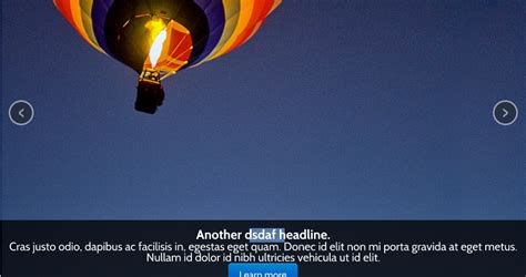 positioning and styling of twitter bootstrap carousel image captions