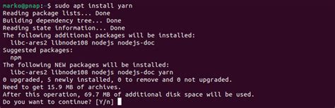 how to install yarn on ubuntu {with screenshots} phoenixnap kb