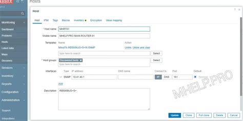 monitoreo de mikrotik snmp v3 con zabbix mhelp pro [es]