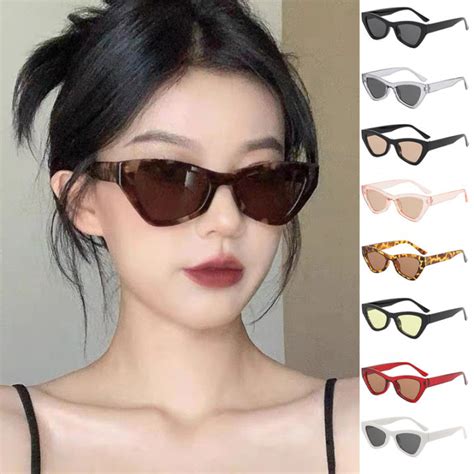 Cat Eye Sunglasses Women Retro Fashion Polygon Sun Glasses Uv400