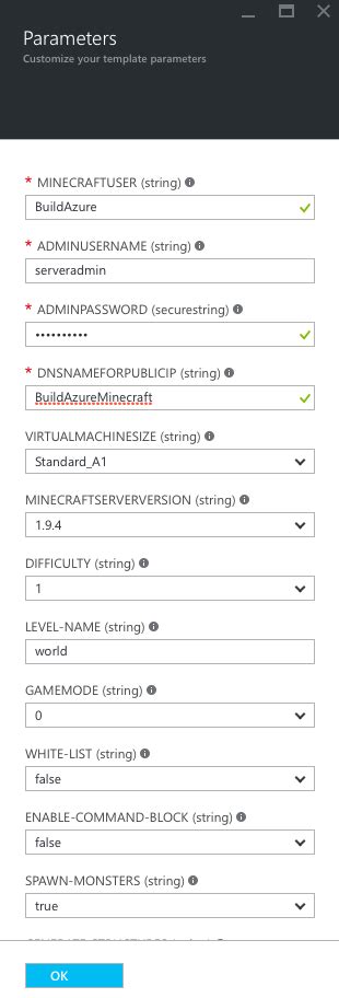 tutorial create minecraft server in azure on an ubuntu vm