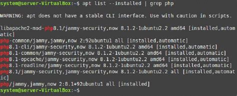 how to check php version on linux linux genie