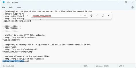 cara setting max upload size php mengatasi file size exceeded