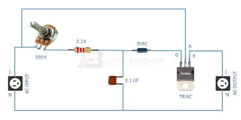 Ac Motor Speed Controller Circuit Speed Control Of Ac Motor