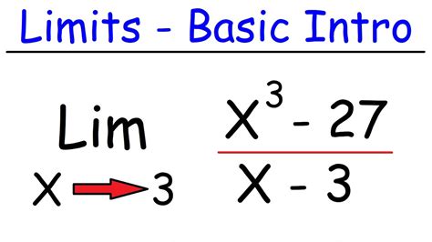 Limits Examples With Answer
